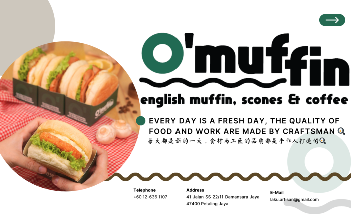 O'Muffin Cafe [食材与工匠的品质都是手作人打造的] - Mystartr: Crowdfunding in Malaysia