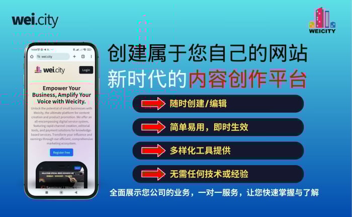WeiCity 轻松快速内容创作平台 - Mystartr: Crowdfunding in Malaysia